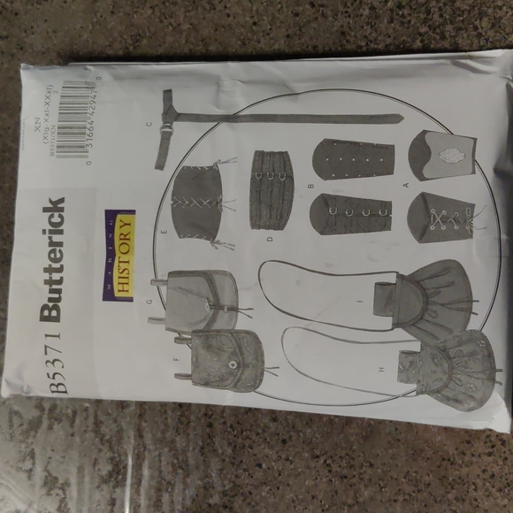 butterick | Other | Butterick Sewing Pattern B537 Larp Fantasy Cosplay ...